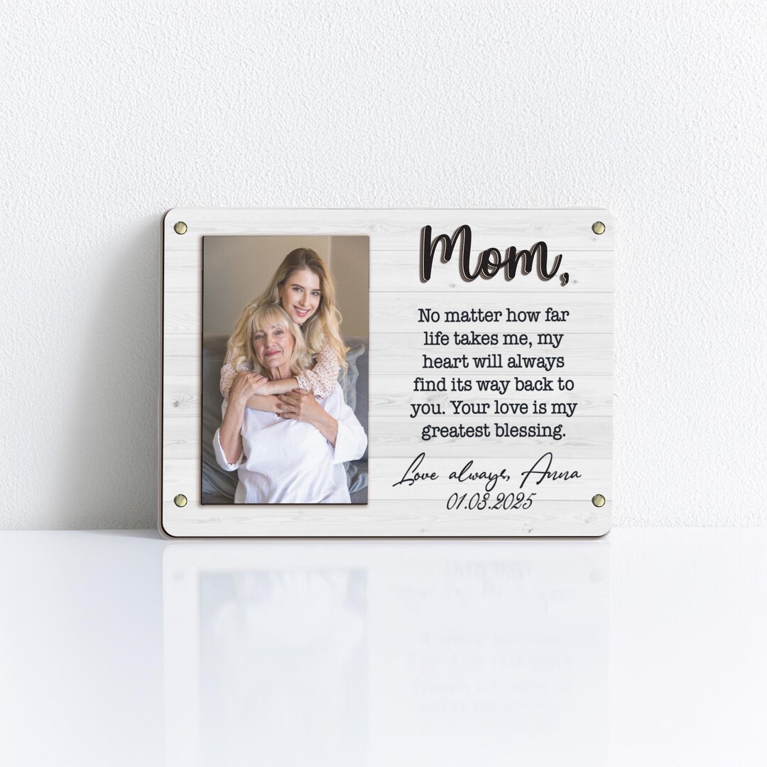 Personalized Mom Photo Frame, Mother's Day Gift, Gift for Mom, Custom ...