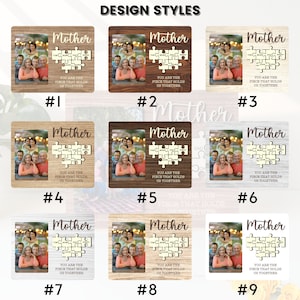 Photo Puzzle Mom Sign, Mothers Day Gift, You Are the Piece That Holds ...