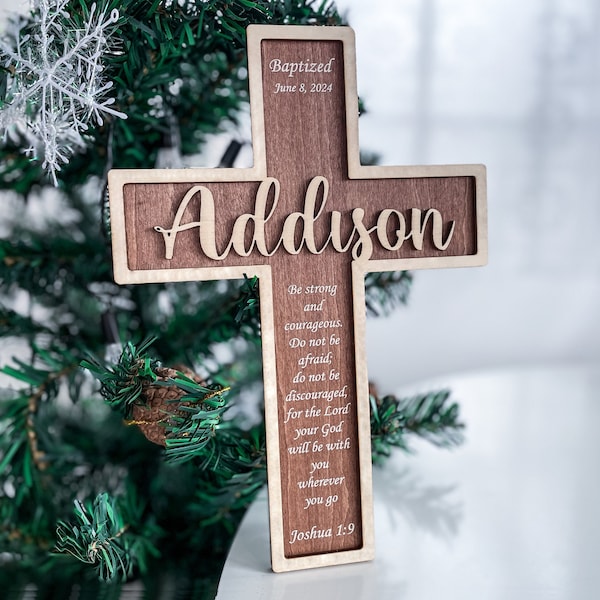 Personalized Wooden Cross - Etsy