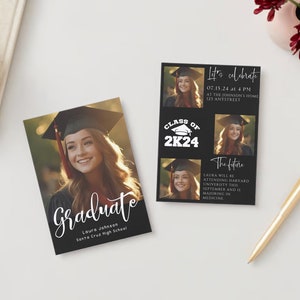 Graduation Invitation Template 2024, Graduation Invitation Canva, 2024 ...