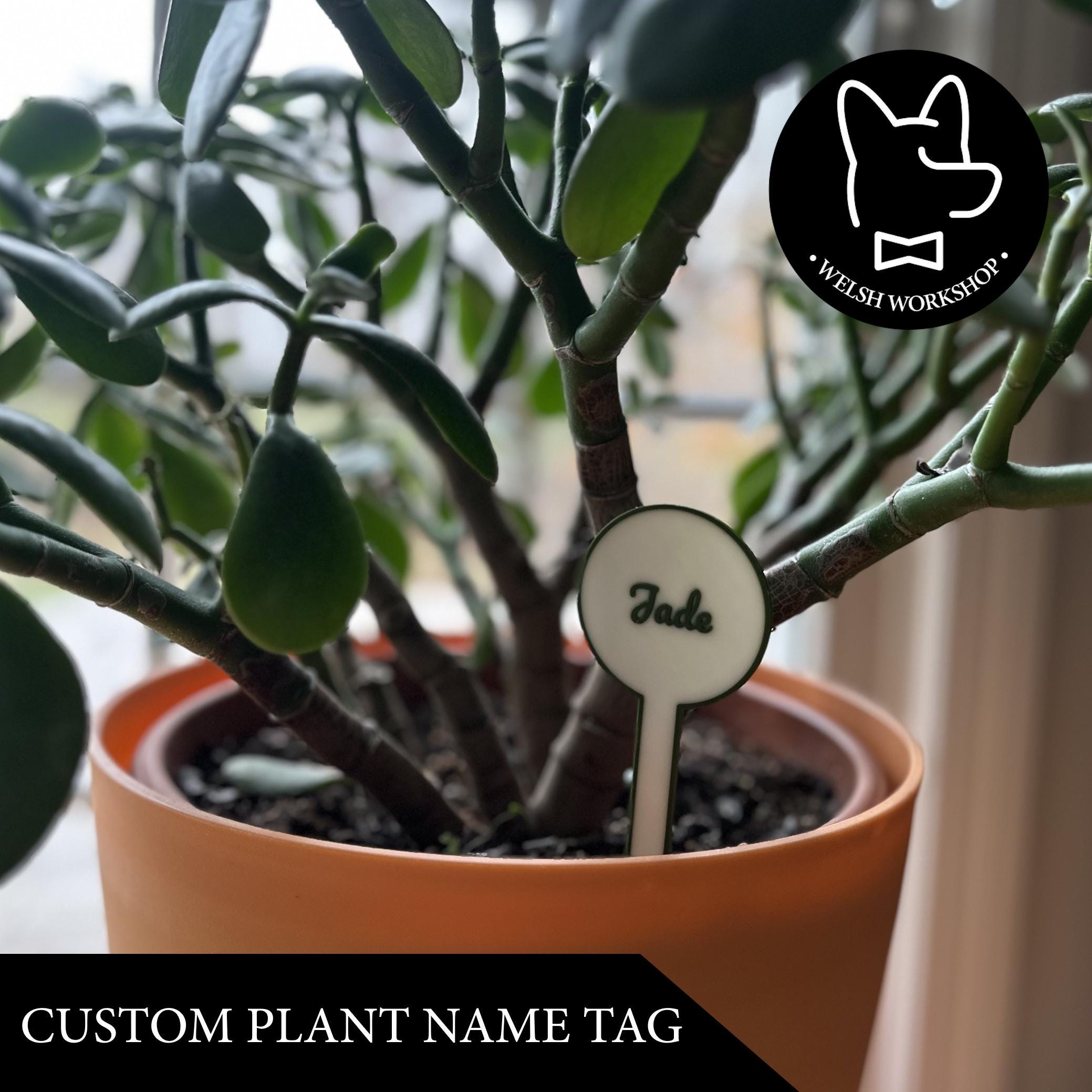 Customizable Plant Name Tag – 3D Printed Garden Label in Multiple ...