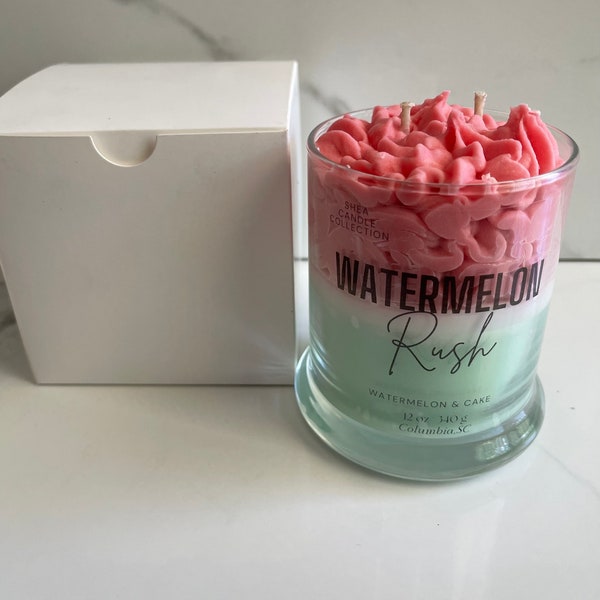 Watermelon Candle - Etsy