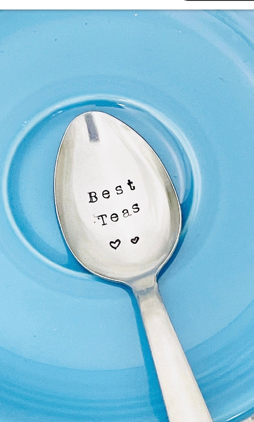 Best Teas Spoon Hand Stamped Custom Spoon, Best Friend Gift, Gift for ...