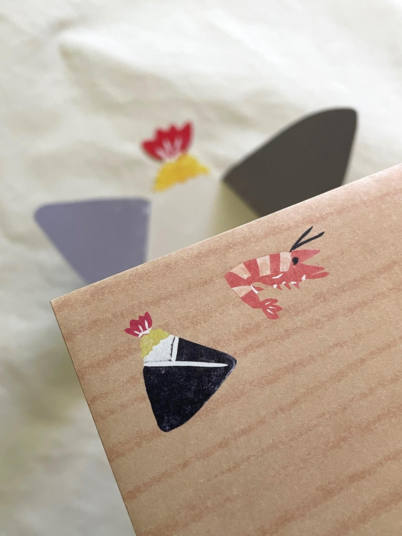 Shrimp Tempura Onigiri Card - Etsy