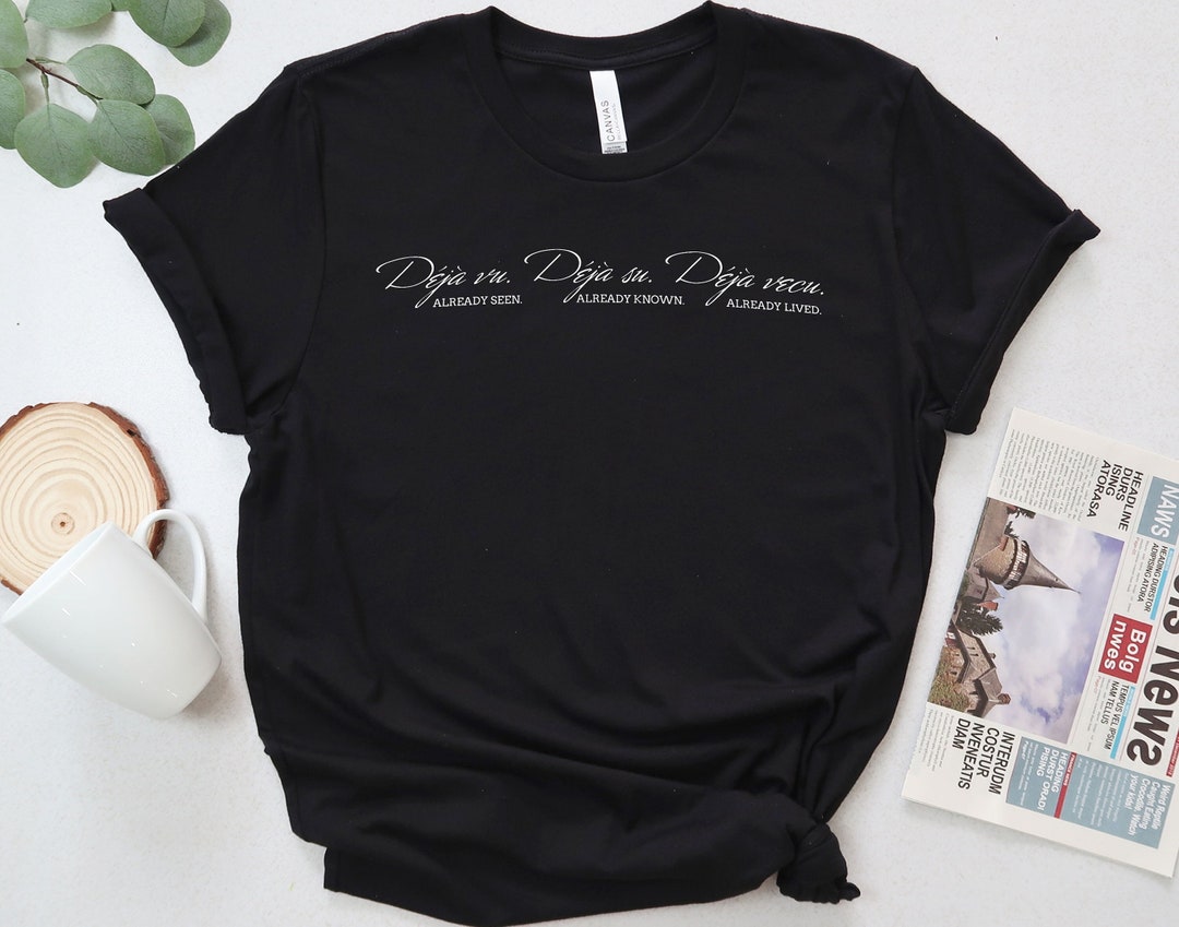 Deja Vu. Deja Su. Deja Vecu. Book Lovers Gift the Invisible - Etsy