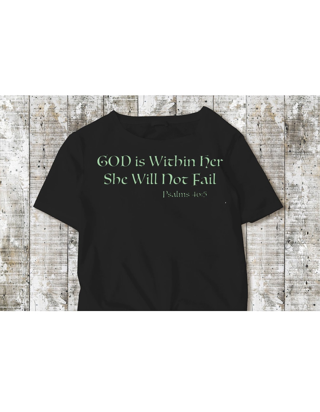 God is Within Her Scripture, Christian Apparel, T-shirts, Tees - Etsy