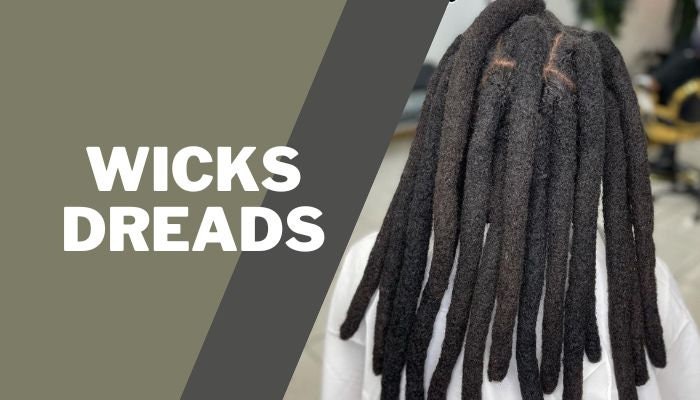 Wick Dreadlocks Extensions 8 Wicks per Bundle Price for 8 Pcs Human ...