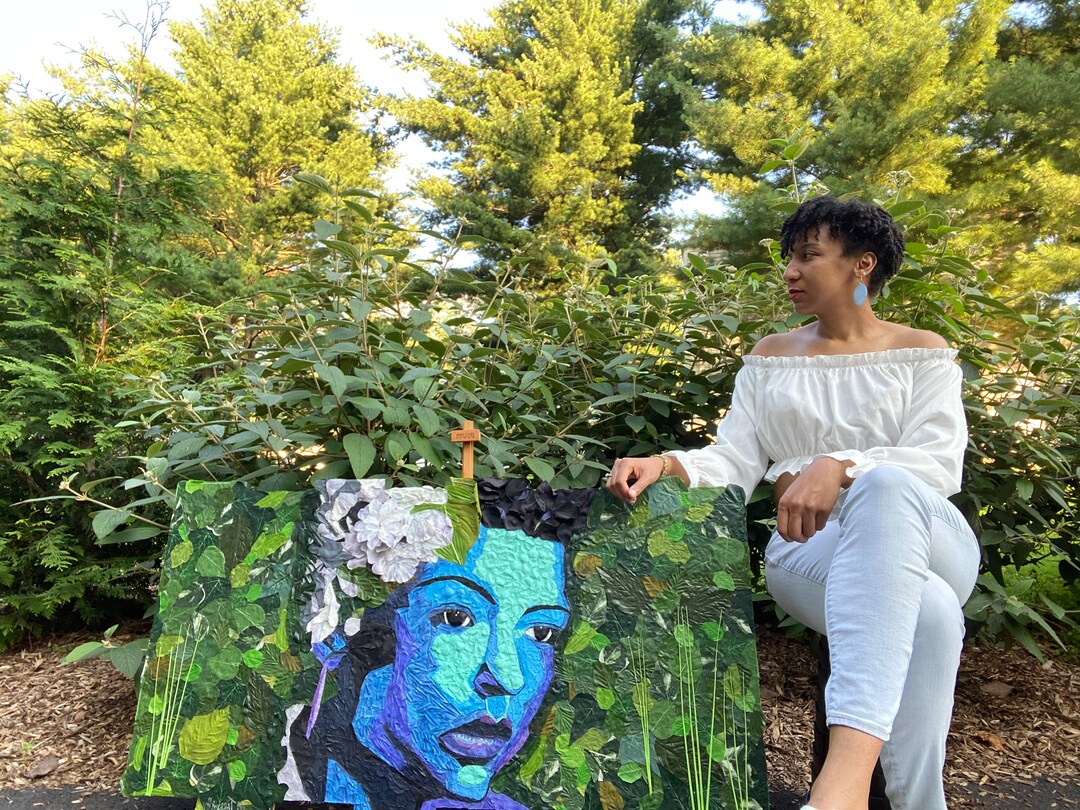 Blue Lady, Billie Holiday, Mosaic Art - Etsy