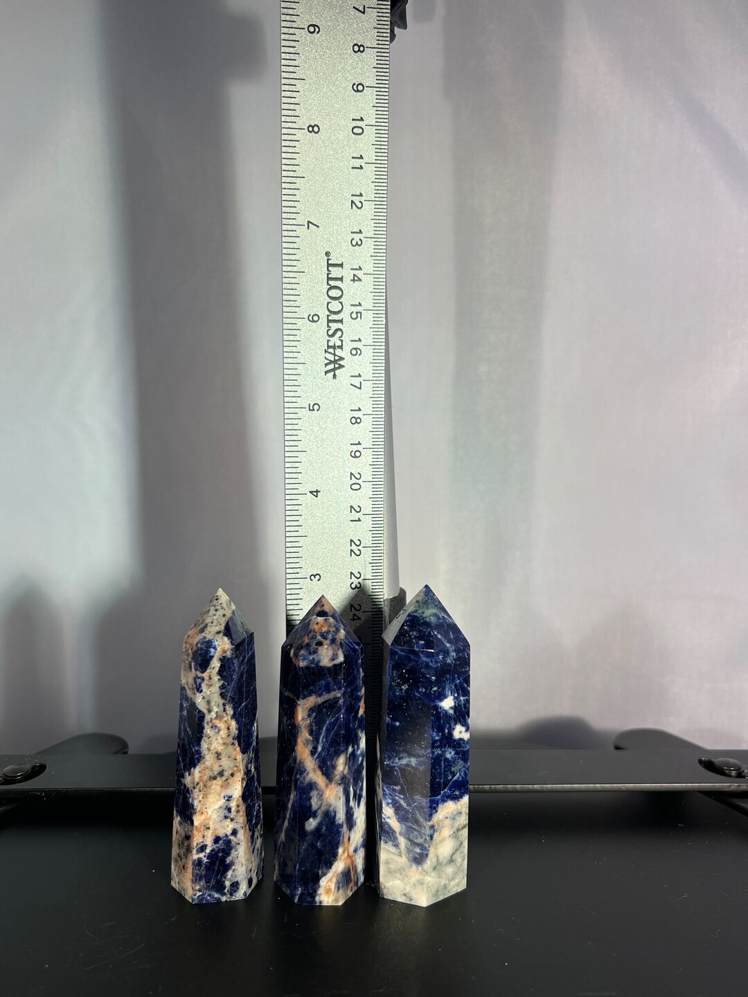 Sodalite Tower, Crystal Tower, Natural Crystal, Crystal Healing - Etsy