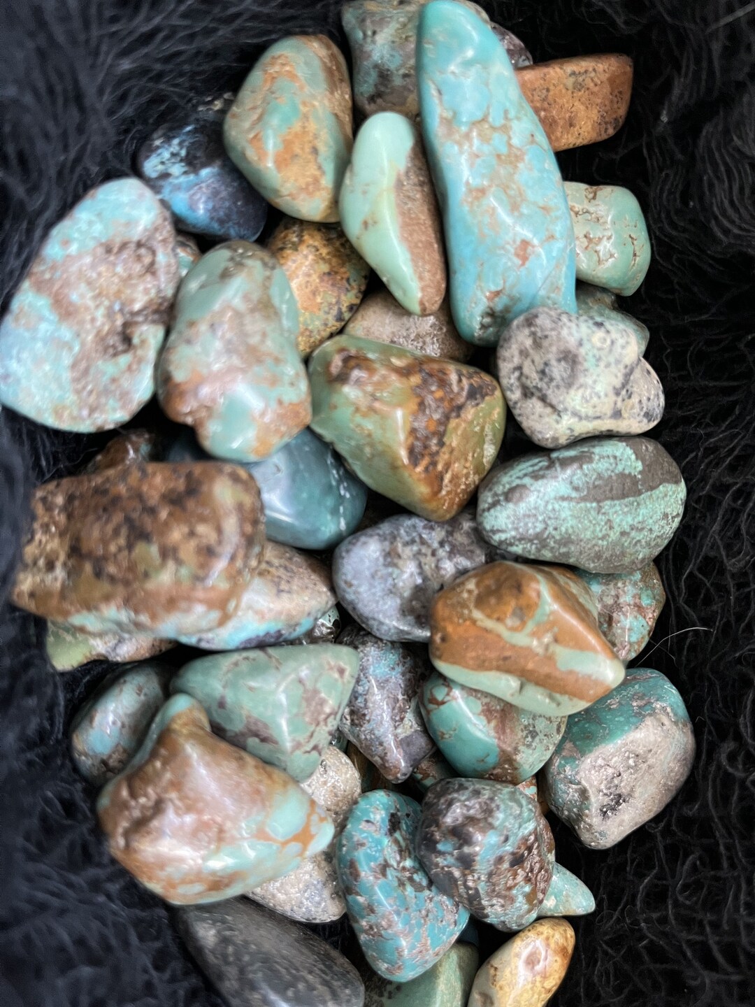 Turquoise Tumbles, Super Blue, Amazing Color!!, Home Decor, Natural ...