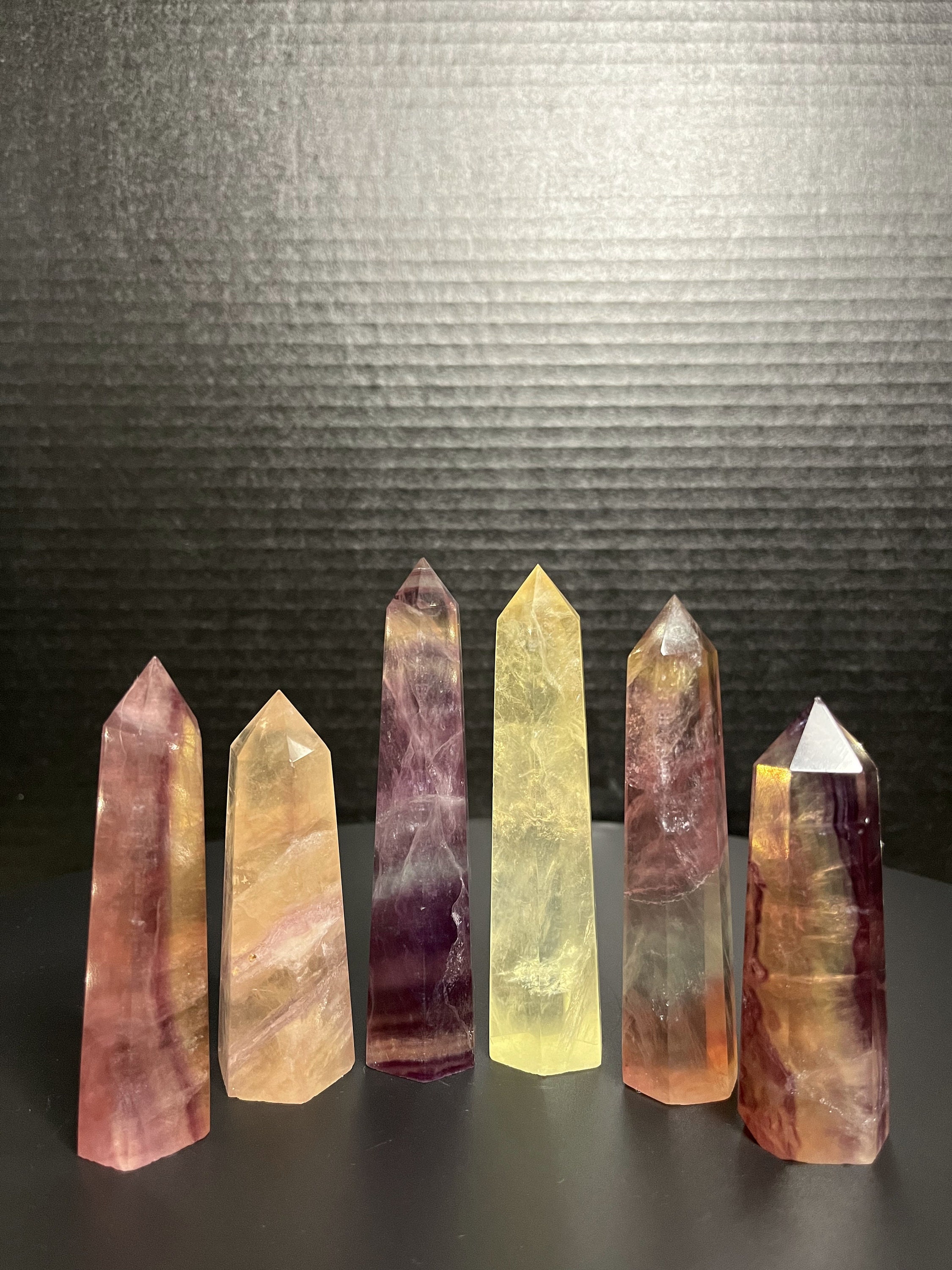 Candy Fluorite Tower Natural Rainbow Fluorite Tower Pastel - Etsy