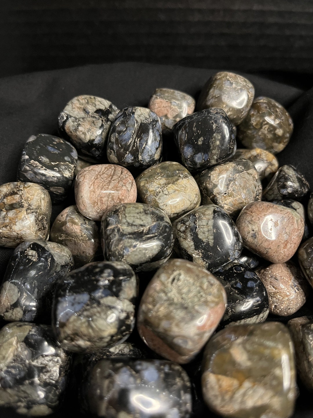 Que Sera Tumble, Natural Que Sera, Transformational Stone, Chakra ...