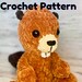 Brodie the Beaver Crochet Pattern - Digital File ONLY - Etsy