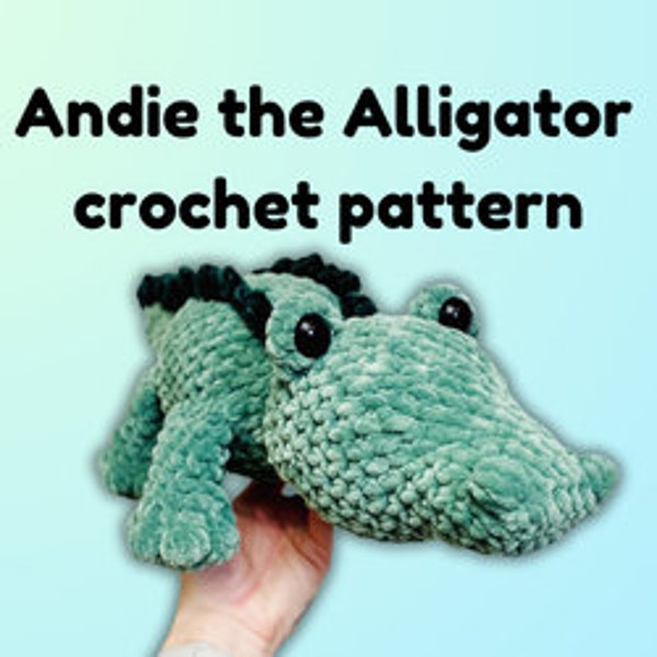 Crochet Alligator - Etsy