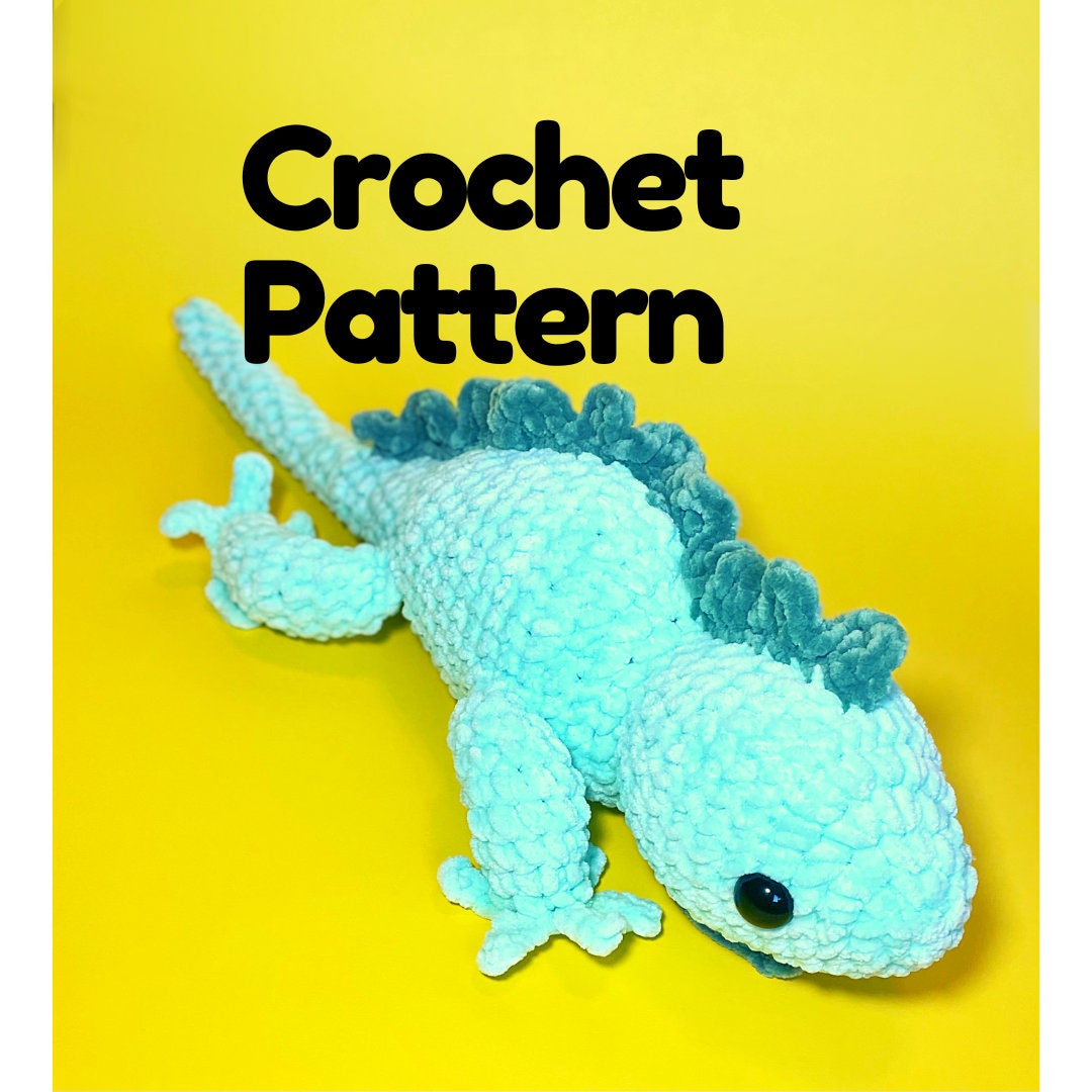 Finn the Iguana Crochet Pattern - Digital File ONLY - Etsy