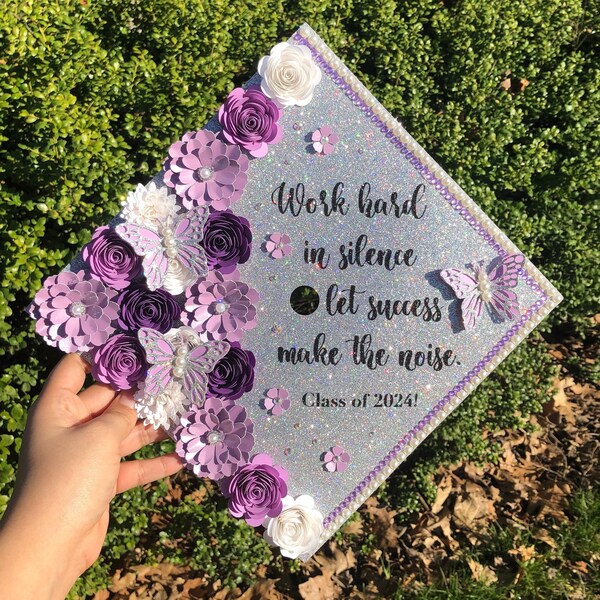 Graduation Topper Purple - Etsy