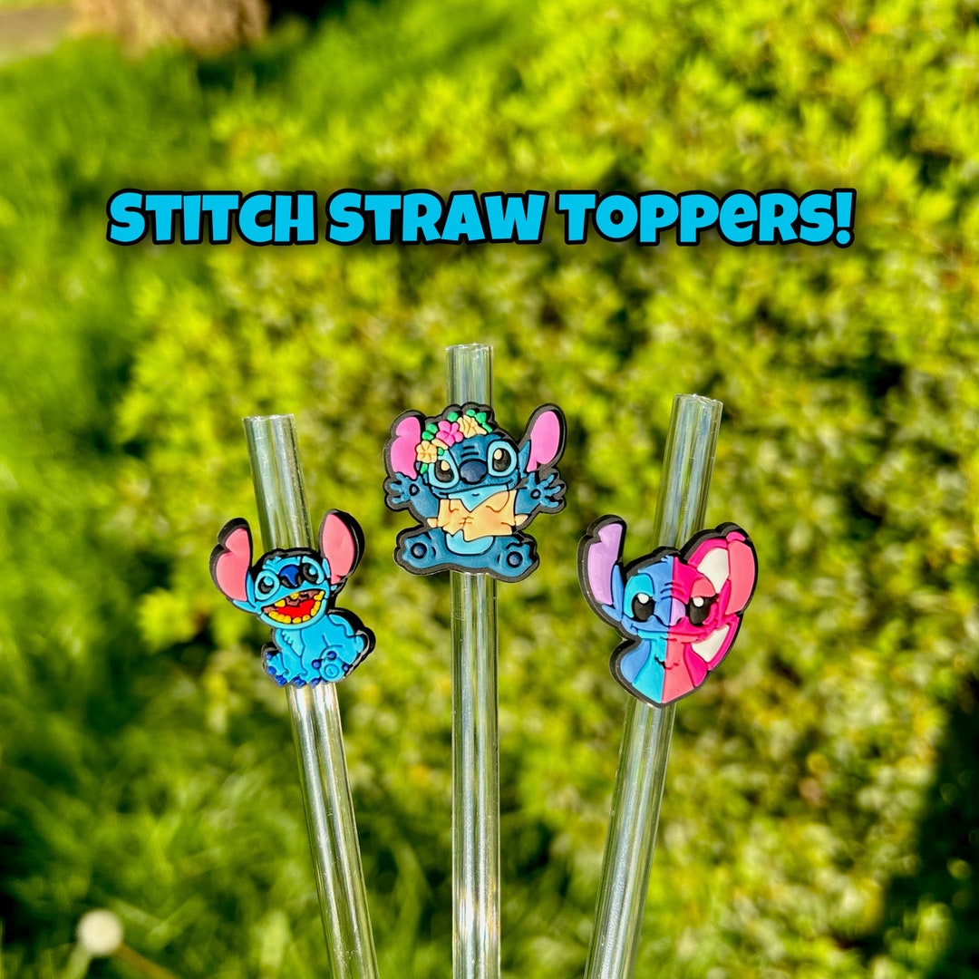 Stitch Straw Charms Straw Accessories Straw Charms Stitch and Angel ...