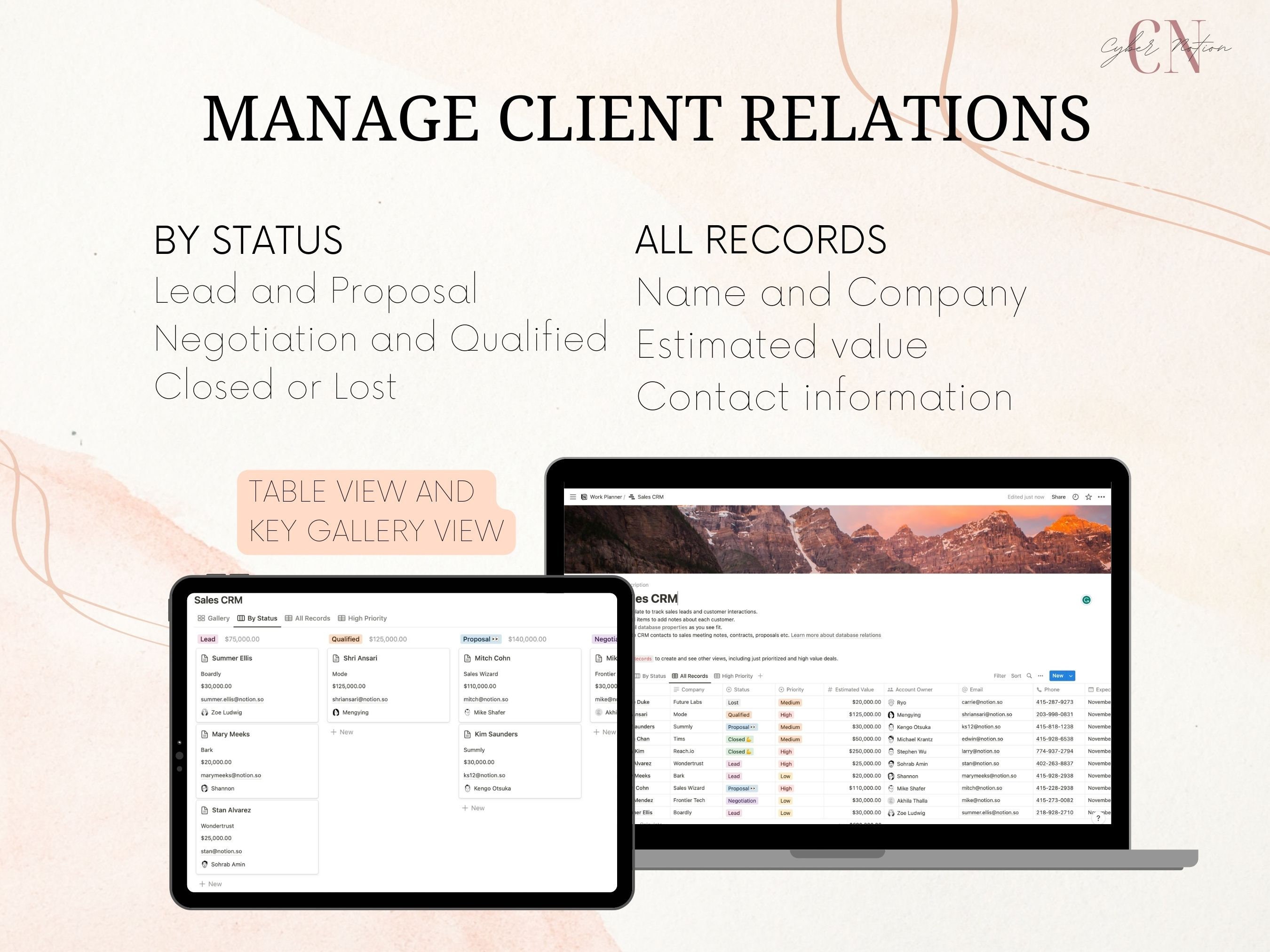 Work Planner Notion Template - Etsy