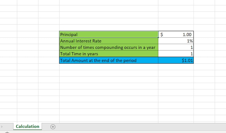 Compound Interest Calculator - Etsy