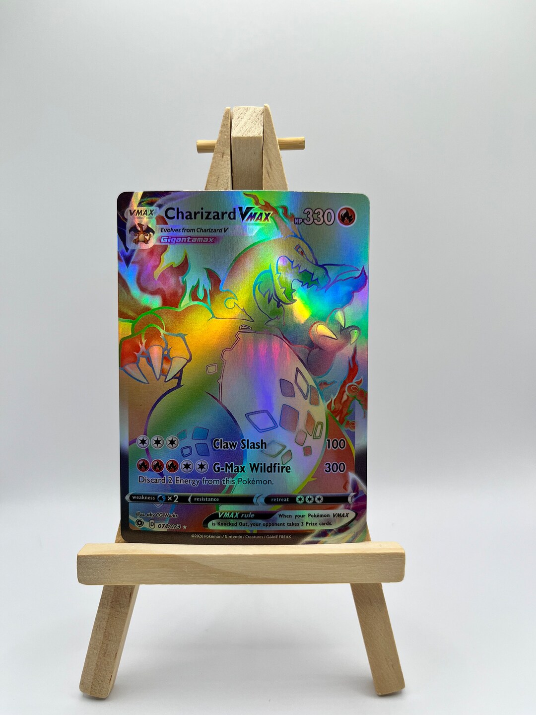 Charizard VMAX secret Champion's Path CHP - Etsy