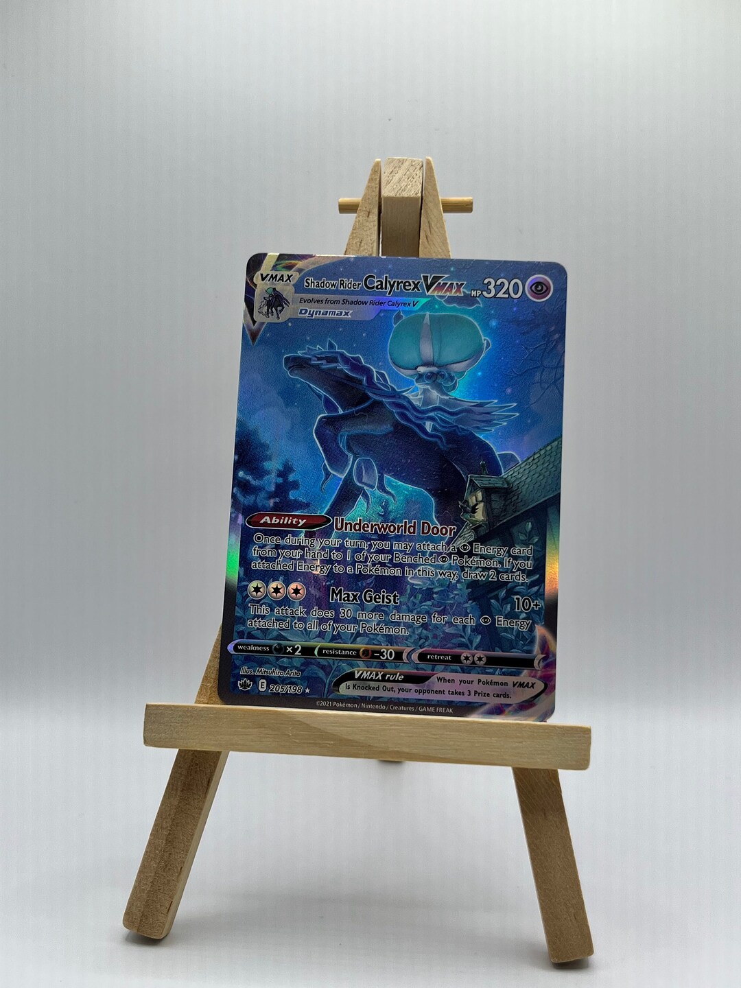 Shadow Rider Calyrex VMAX alternate Art Secret SWSH06: - Etsy