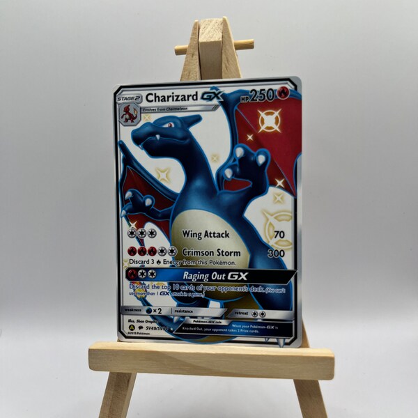 Shiny Charizard Gx - Etsy