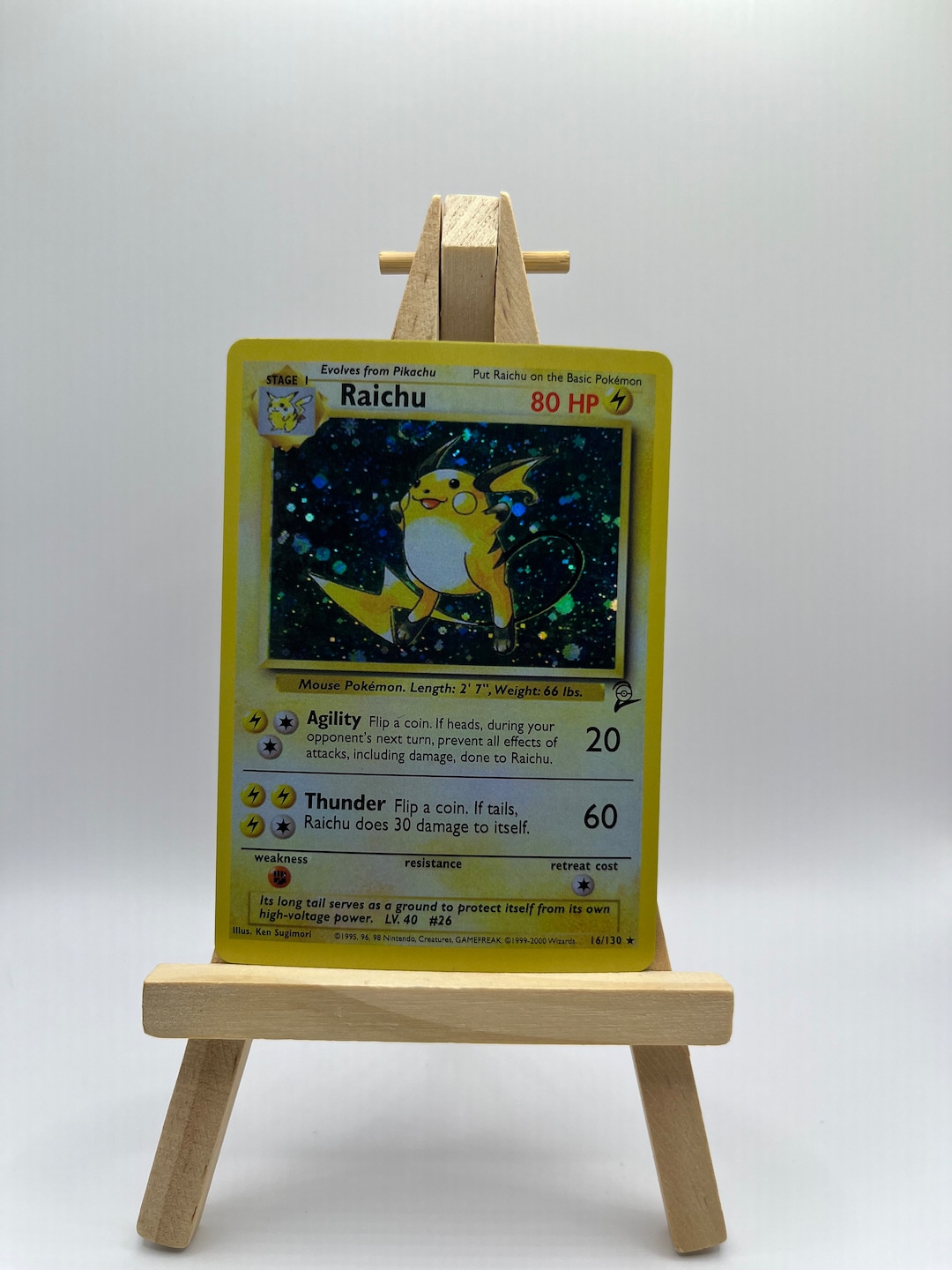 Raichu Base Set 2 BS2 - Etsy