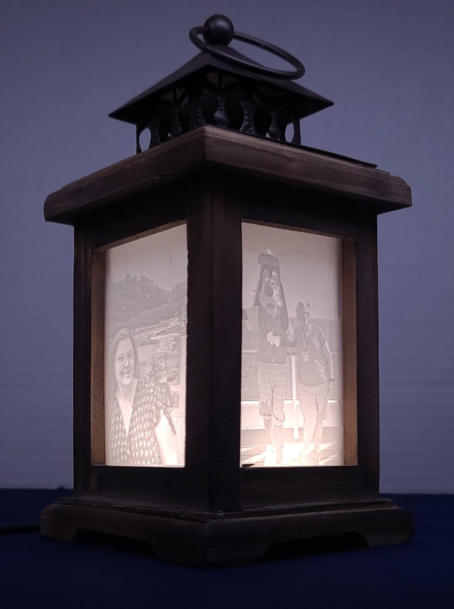Personalized Lithophane LED Lantern Light - Made to Order 3D Printed ...