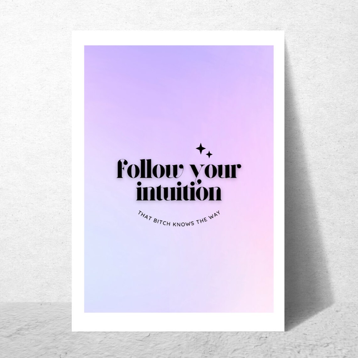 Funny Cheeky Manifestation Poster Funny Affirmation Wall Art Funny Wall ...