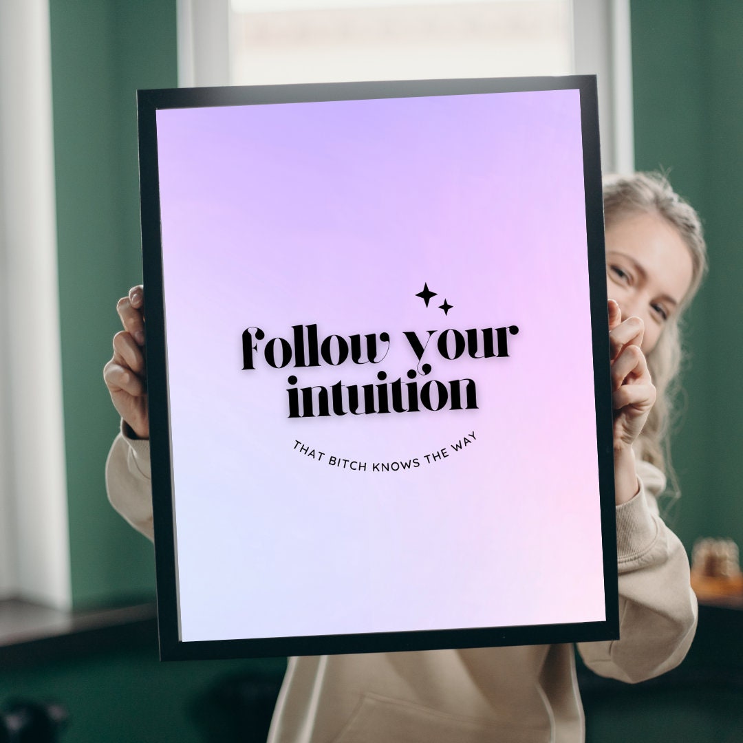 Funny Cheeky Manifestation Poster Funny Affirmation Wall Art Funny Wall ...