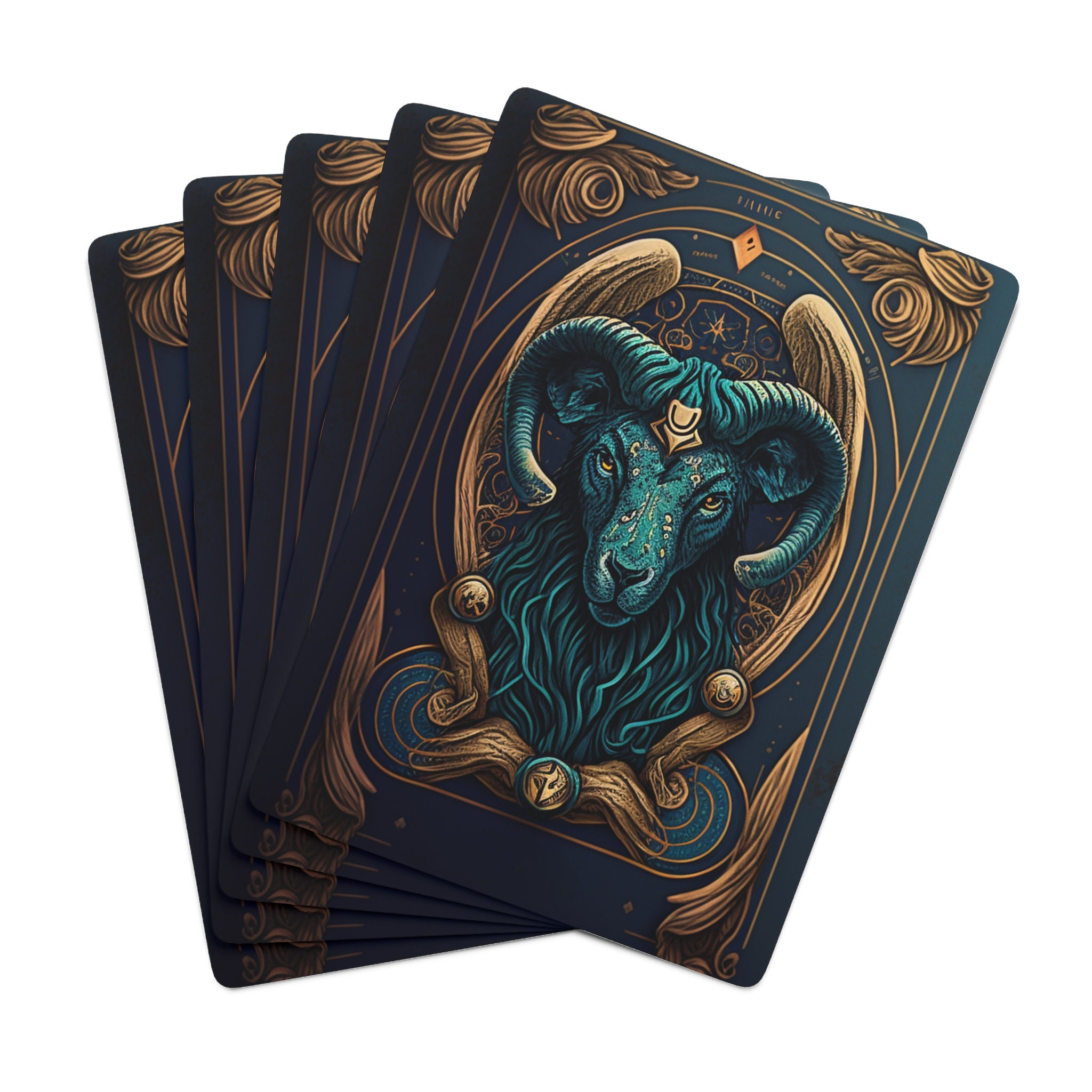 Custom Aries Deck Zodiac Tarot Card Style Playing Magic Cards - Etsy