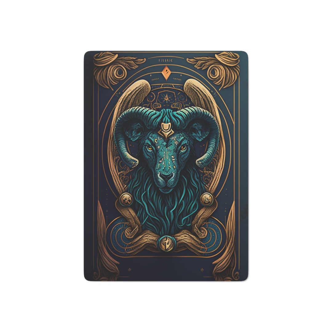 Custom Aries Deck Zodiac Tarot Card Style Playing Magic Cards - Etsy