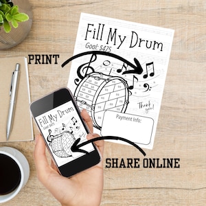 Marching Band Fundraiser Set Printable, Digital Download PDF & PNG ...