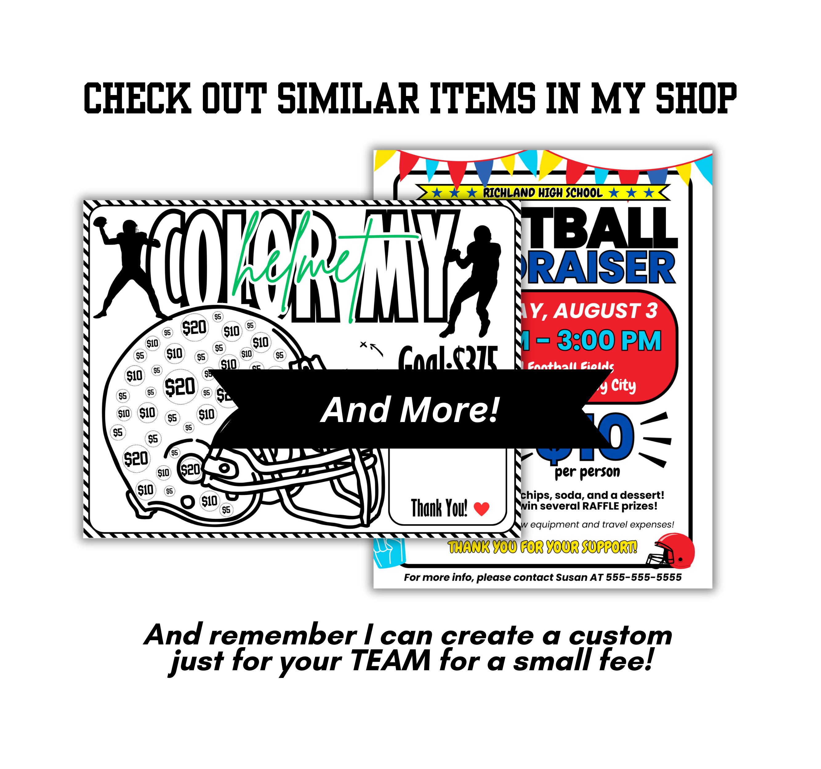 COLOR MY FOOTBALL | Fill My Football | Youth Football | Pee Wee | Youth ...