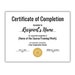 Certificate of Completion Professional Template Customizable Training ...