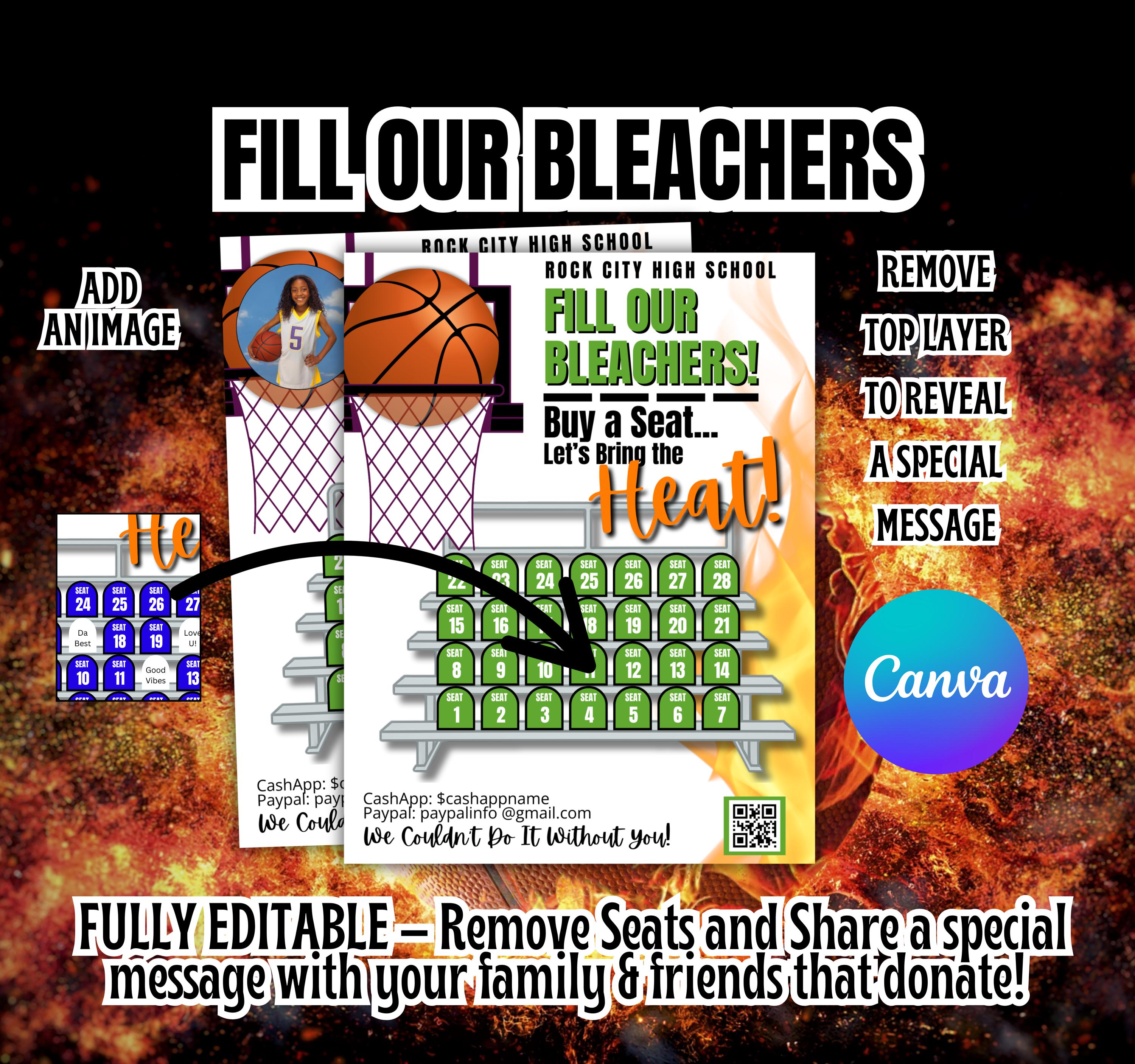 FULLY EDITABLE Basketball Fundraiser, Unique, Fill My Basketball ...