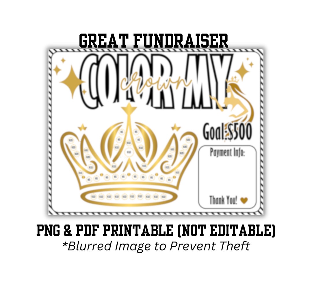 COLOR MY CROWN Fundraiser | High School Prom | Pageant | King | Queen ...
