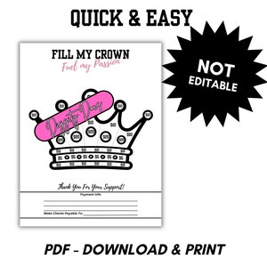 Fill My CROWN Fundraiser | High School Prom | Pageant | King | Queen ...