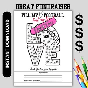 FOOTBALL FUNDRAISER | Fill My Football | Youth Football | Pee Wee ...