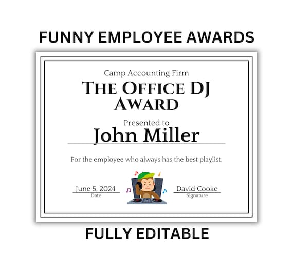 Fun Certificate Templates