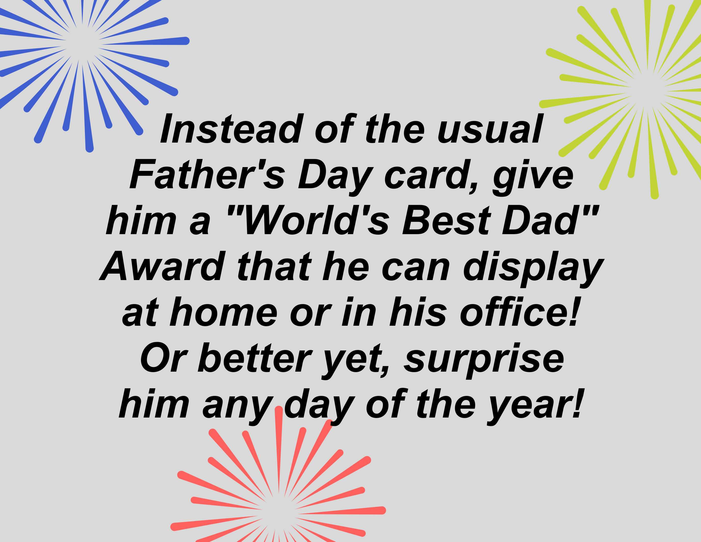 FATHER'S DAY Award Certificate | Editable Father's Day Award Gift ...