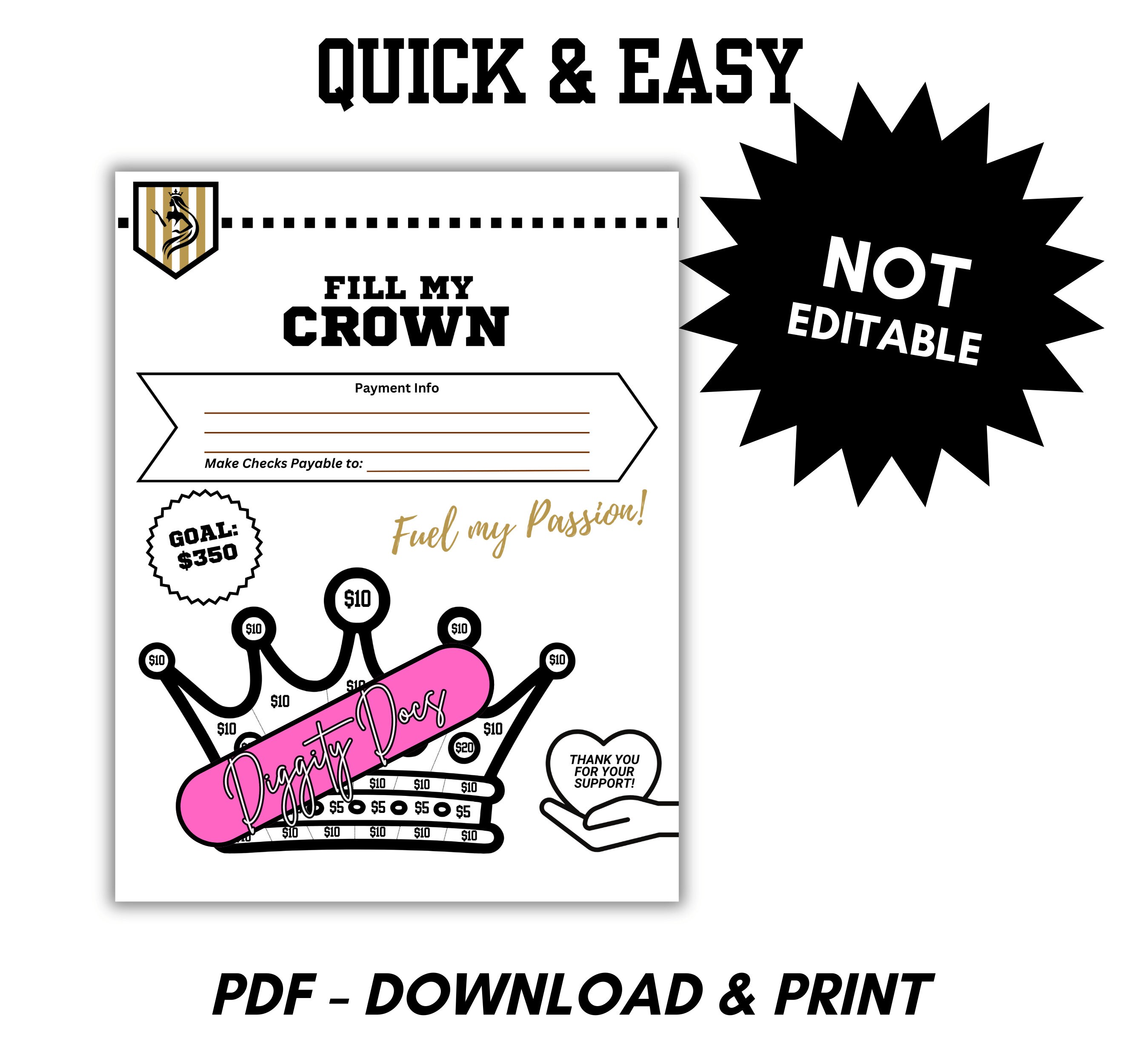 Fill My CROWN Fundraiser | High School Prom | Pageant | King | Queen ...