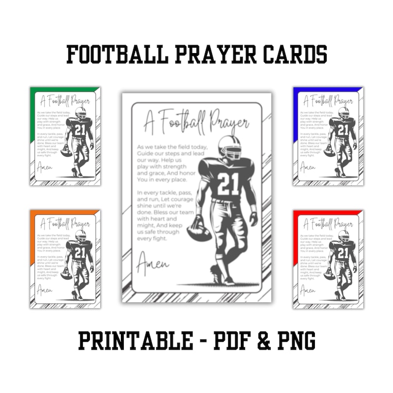 Football Card Bag - Etsy