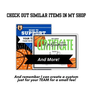 BASKETBALL FUNDRAISER Template | Fill My Basketball Player | Basketball ...