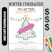 FILL MY CHRISTMAS Tree Winter Fundraiser | Printable 8.5" X 11" Color ...