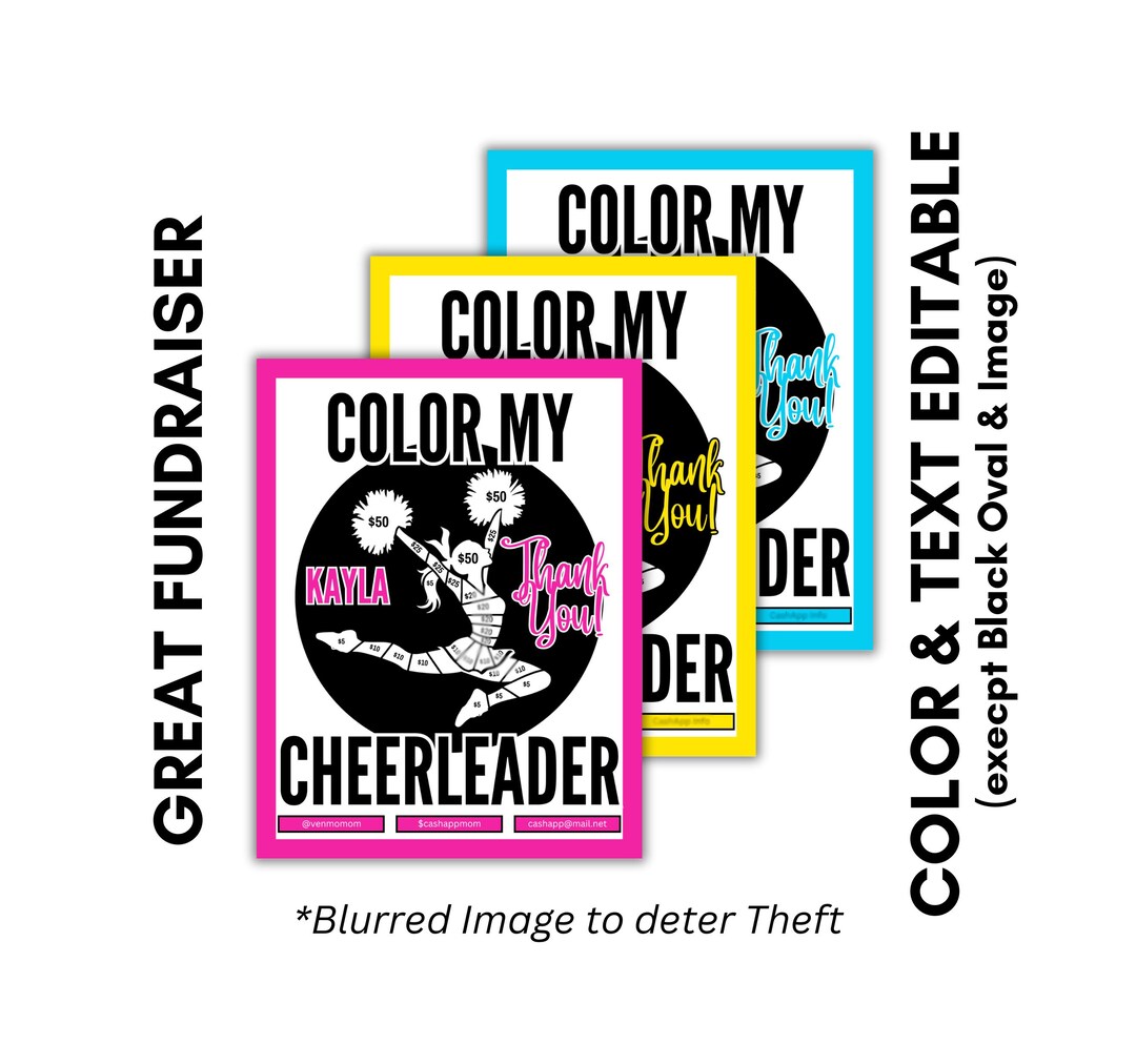 CHEER FUNDRAISER for Cheer Competitions | Editable Cheerleading ...