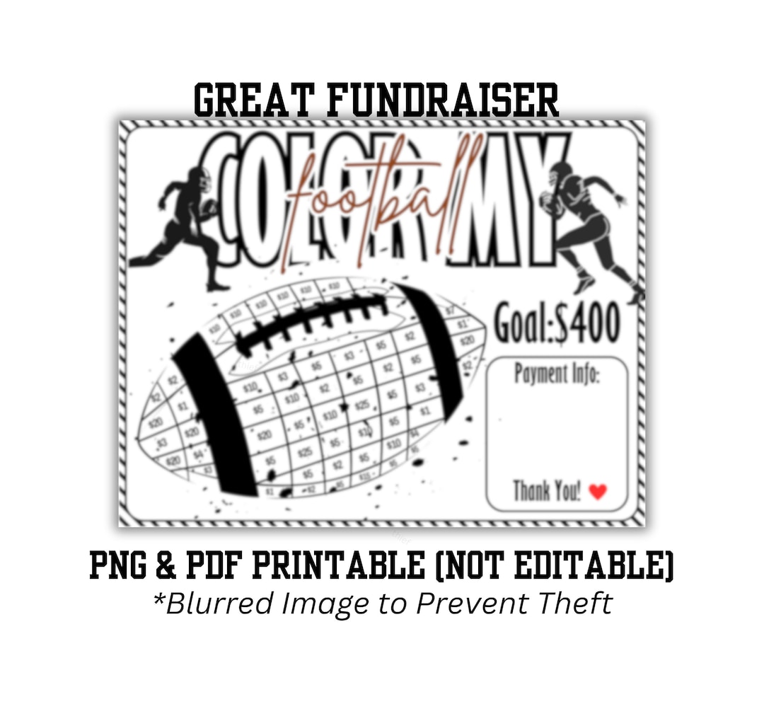 COLOR MY FOOTBALL | Fill My Football | Youth Football | Pee Wee | Youth ...