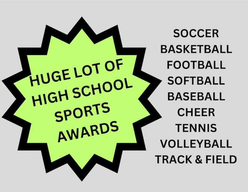 SPORTS Award Certificates BUNDLE Editable High School Awards End of ...