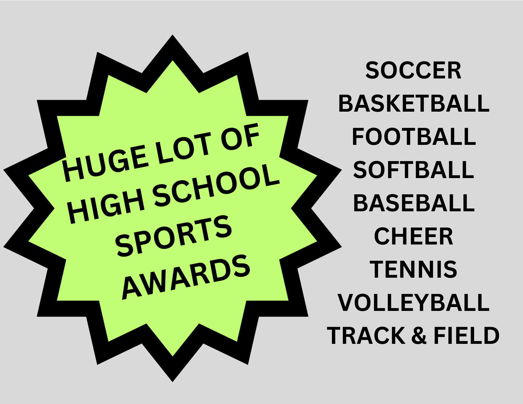 SPORTS Award Certificates BUNDLE Editable High School Awards End of ...