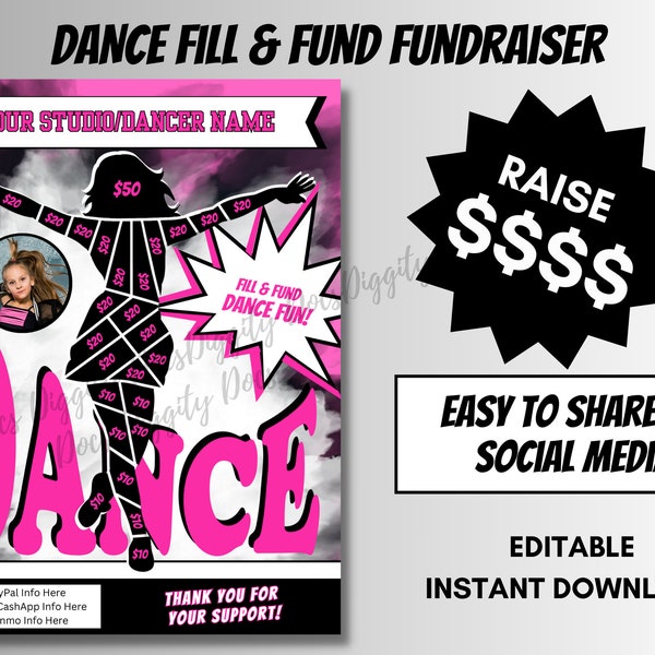 Majorette Dance Fundraiser Template - Etsy